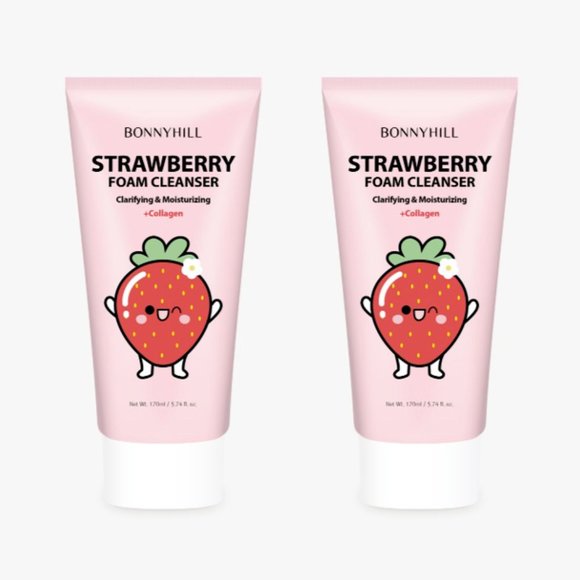 Bonny Hill | Skincare | New Lot 2x Korean Bonnyhill Strawberry Foam ...